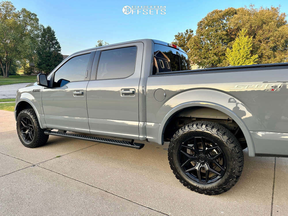 2019 Ford F-150 with 20x9 20 Fuel Flux and 285/60R20 BFGoodrich All Terrain Ta Ko2 and Leveling ...