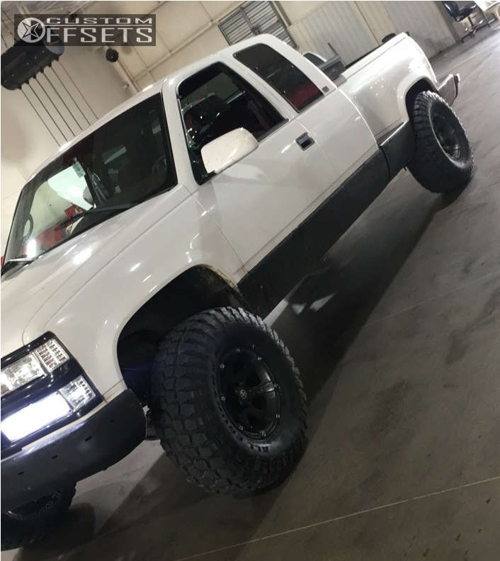 1996 Chevrolet C1500 with 15x8 -19 American Racing ATX Ledge and 33/12 ...