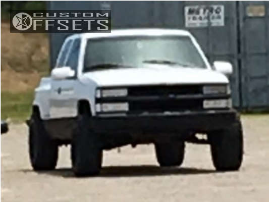 1996 Chevrolet C1500 with 15x8 -19 American Racing ATX Ledge and 33/12 ...