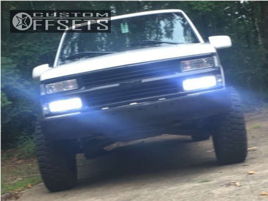 1996 Chevrolet C1500 with 15x8 -19 American Racing ATX Ledge and 33/12 ...