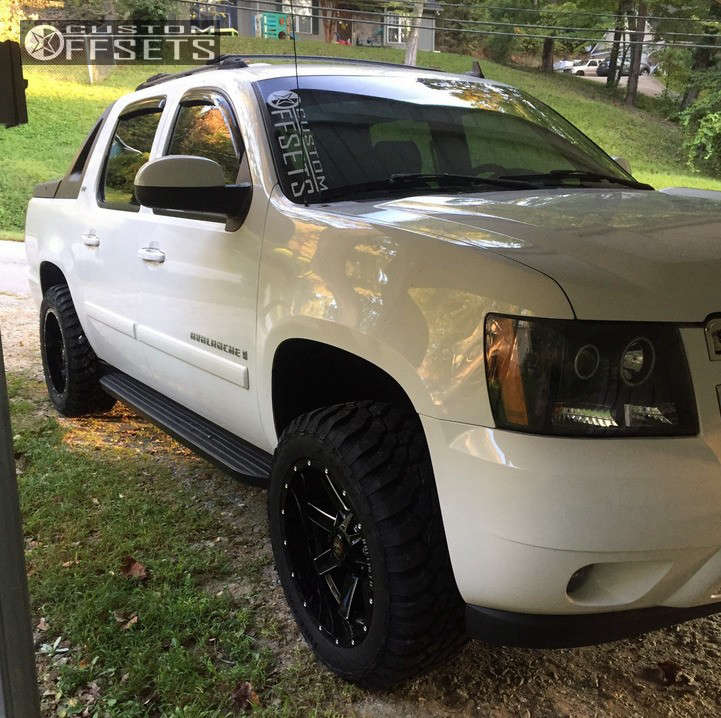2007 Chevrolet Avalanche with 20x10 -19 Ballistic Rage and 33/12.5R20 ...