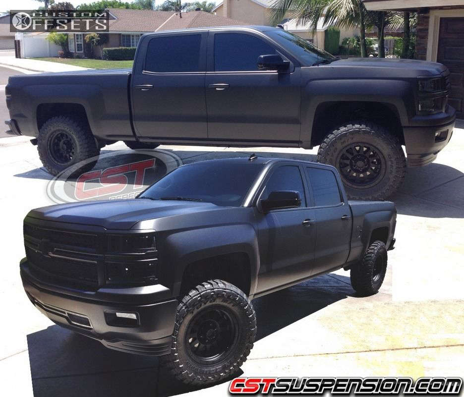 2014 Chevrolet Silverado 1500 with 17x8.5 Method Double Standard and 35 ...
