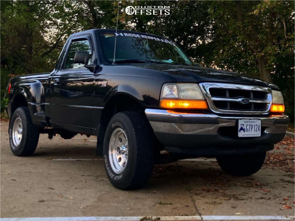 1998 Ford Ranger with 15x7 -6 American Racing Baja and 235/75R15 Wild ...