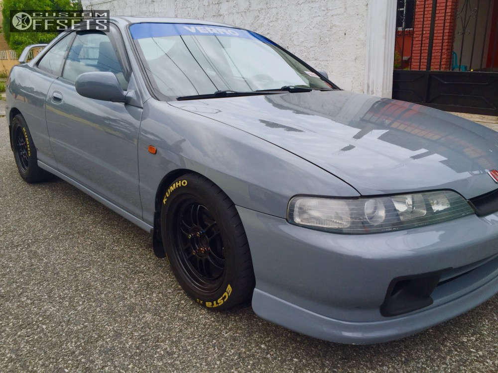 1994 Acura Integra with 15x7 35 Enkei RPF1 and 205/50R15 Kumho Ecsta ...