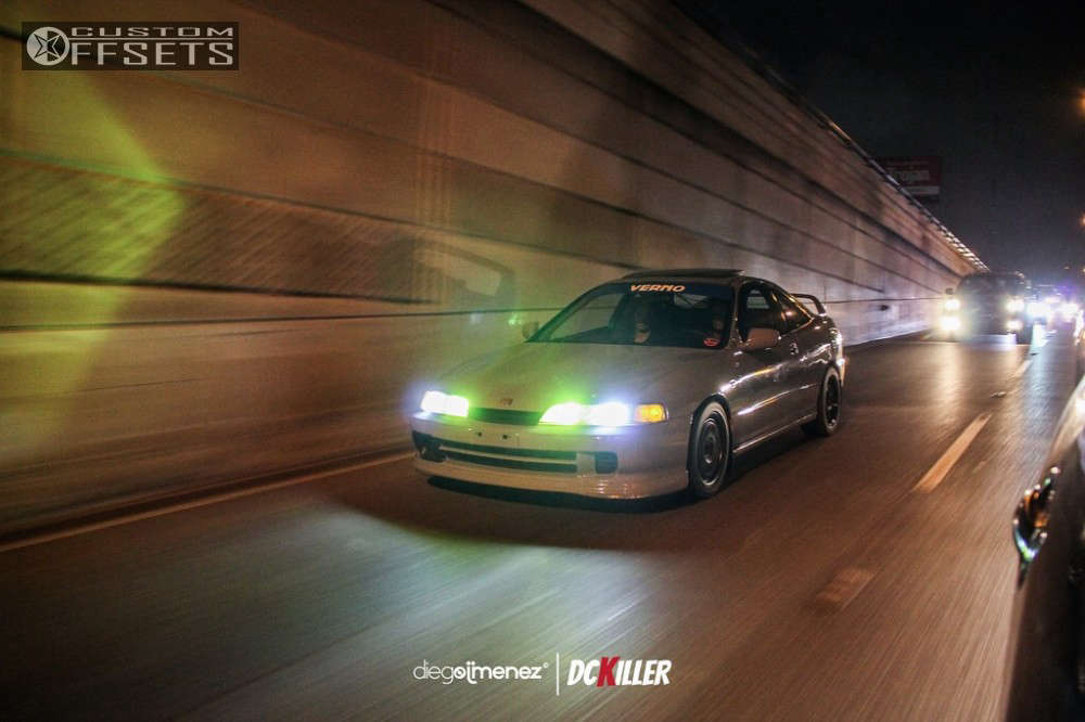 1994 Acura Integra with 15x7 35 Enkei RPF1 and 205/50R15 Kumho Ecsta ...