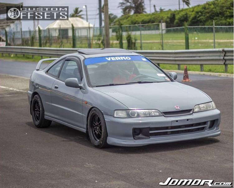 1994 Acura Integra with 15x7 35 Enkei RPF1 and 205/50R15 Kumho Ecsta ...