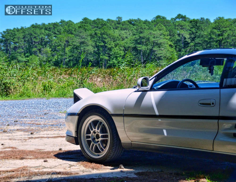1991 Toyota MR2 with 17x7 45 Enkei RPF1 and 215/40R17 Yokohama S Drive ...