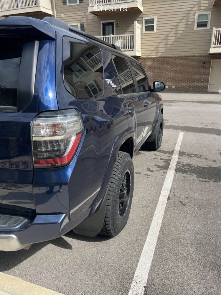 2022 Toyota 4Runner with 17x9 -12 Mayhem Warrior and 265/70R17 Hankook Dynapro At2 Xtreme and ...