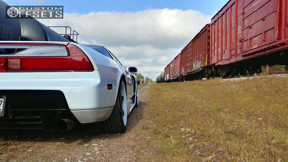 1994 Acura NSX with 18x8.5 15 Varrstoen Es2 and 215/40R18 Nankang NS-20 ...
