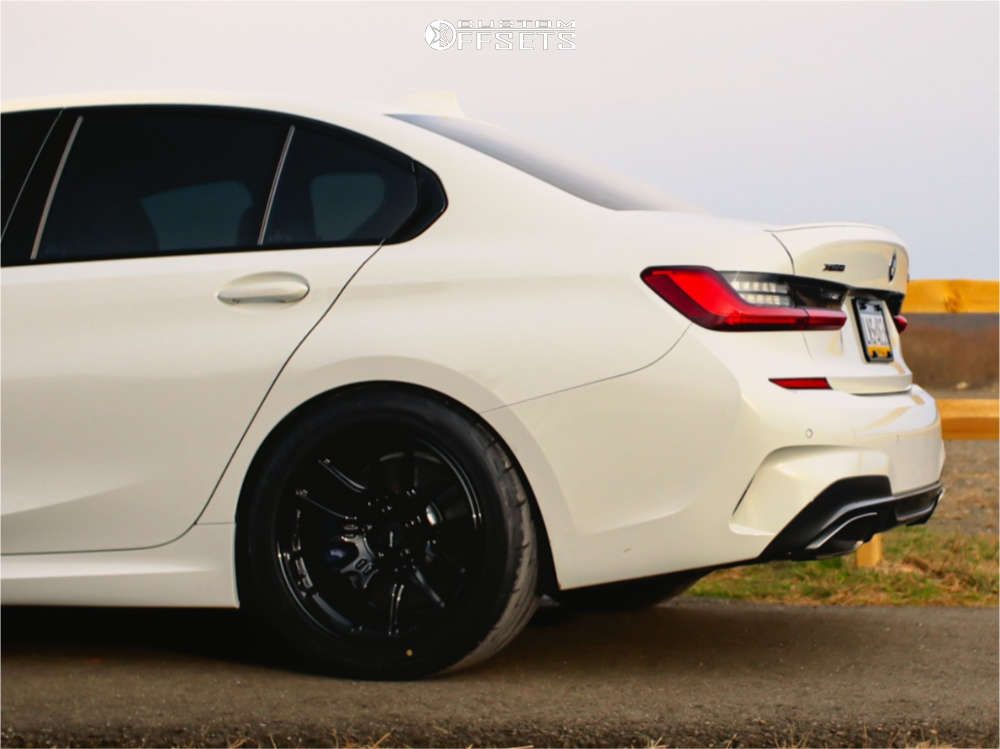 2020 BMW M340i XDrive with 18x9 25 Enkei Gtc02 and 235/45R18 Firestone Firehawk Indy 500 and ...