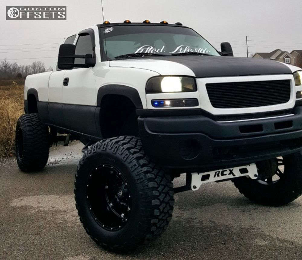 2003 GMC Sierra 2500 HD with 20x14 -76 Fuel Hostage and 38/15.5R20 ...