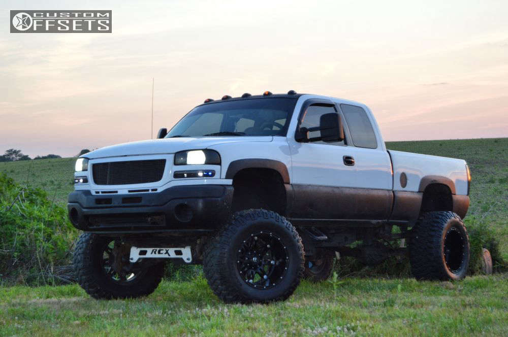 2003 GMC Sierra 2500 HD with 20x14 -76 Fuel Hostage and 38/15.5R20 ...