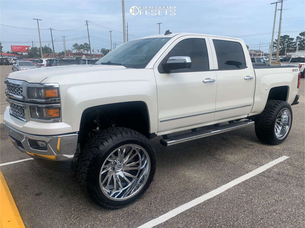 2014 Chevrolet Silverado 1500 with 22x12 -45 Tuff T2a and 37/12.5R22 ...