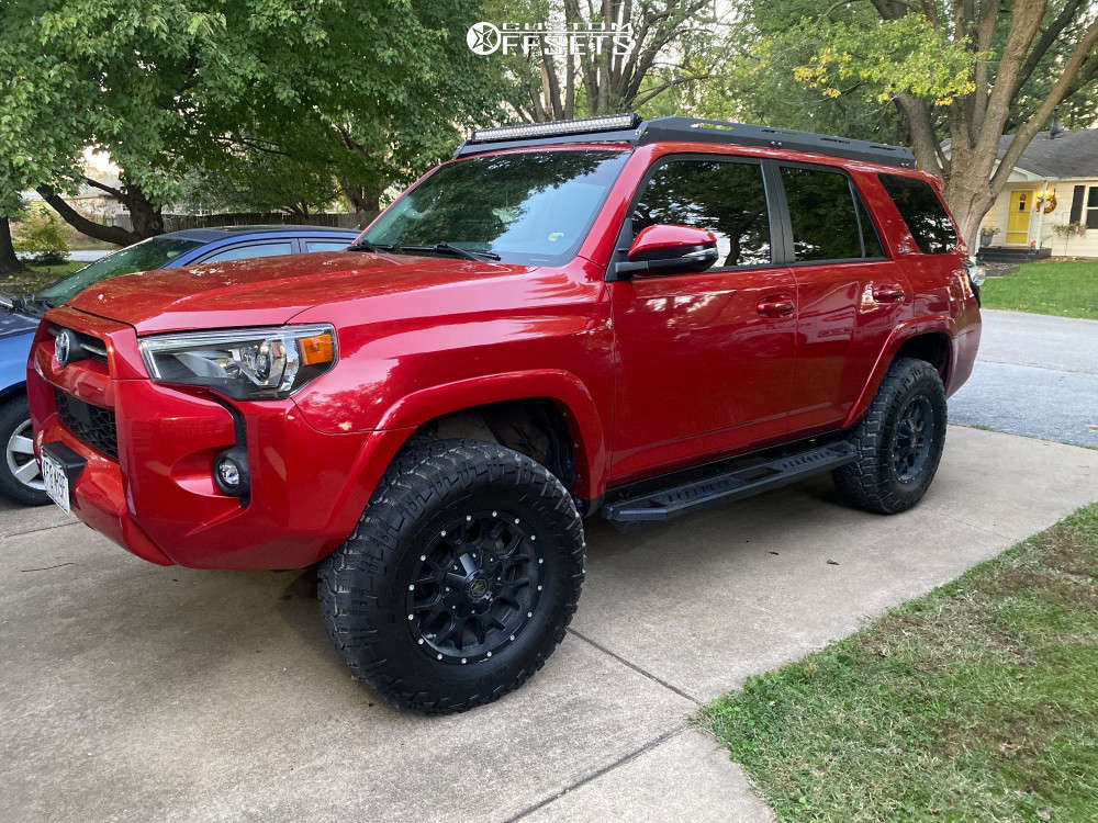 2021 Toyota 4Runner with 17x9 -12 Mayhem Warrior and 285/70R17 Cooper ...