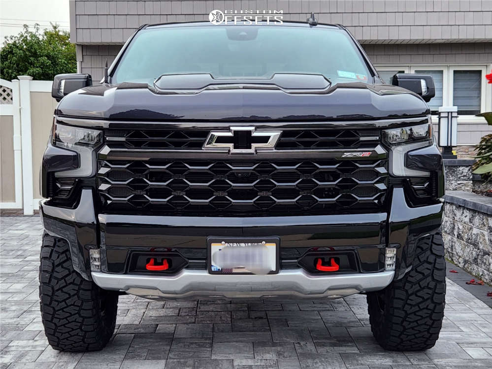 2023 Chevrolet Silverado 1500 with 17x8.5 0 Icon Alloys Rebound and 35/ ...