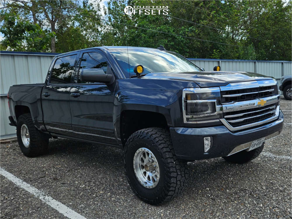 2017 Chevrolet Silverado 1500 with 17x8.5 0 Method Double Standard and ...