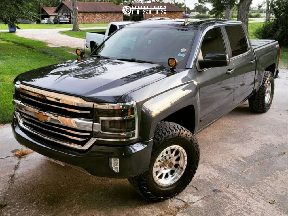 2017 Chevrolet Silverado 1500 with 17x8.5 0 Method Double Standard and ...