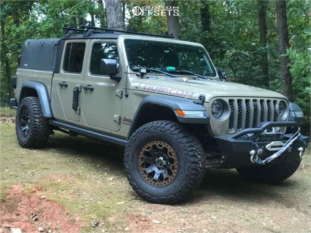 2020 Jeep Gladiator with 17x9 -12 Black Rhino Warlord and 35/12.5R17 ...
