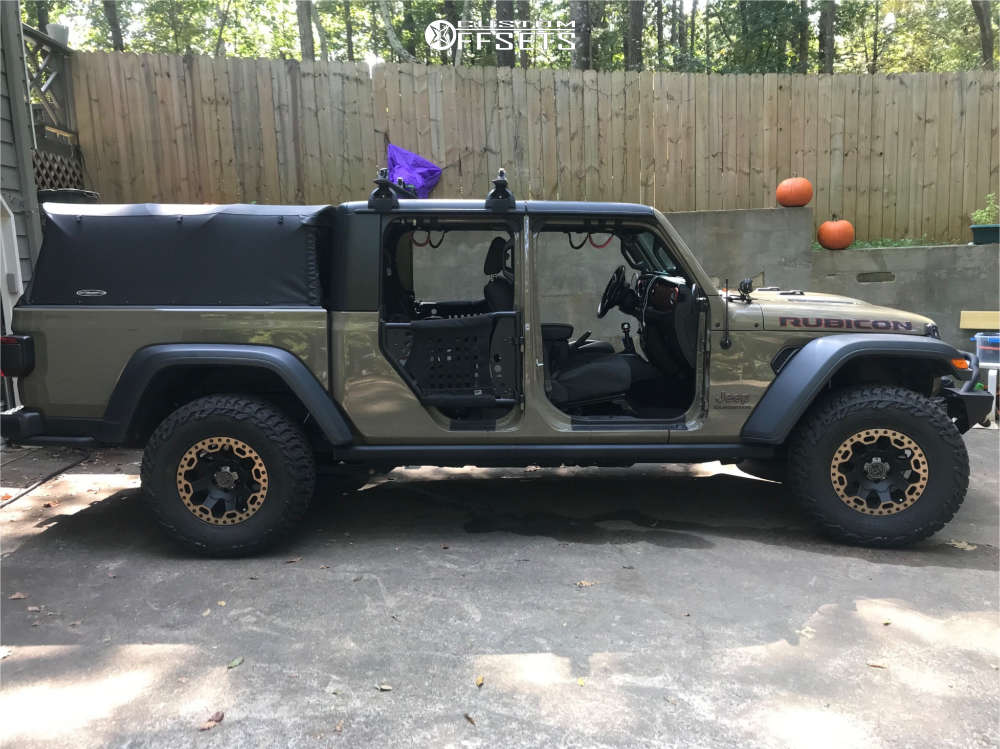 2020 Jeep Gladiator with 17x9 -12 Black Rhino Warlord and 35/12.5R17 ...