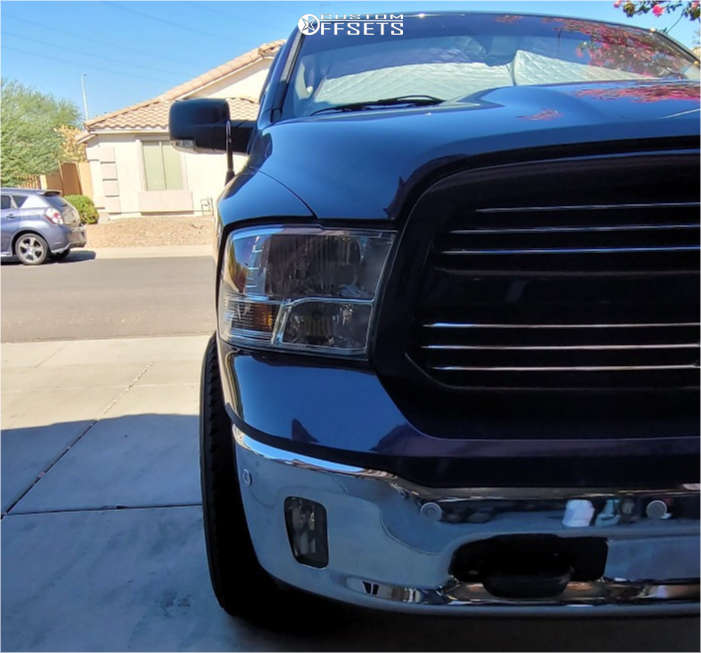 2015 Ram 1500 with 20x10 -12 Impact Offroad 806 and 285/60R20 Firestone ...