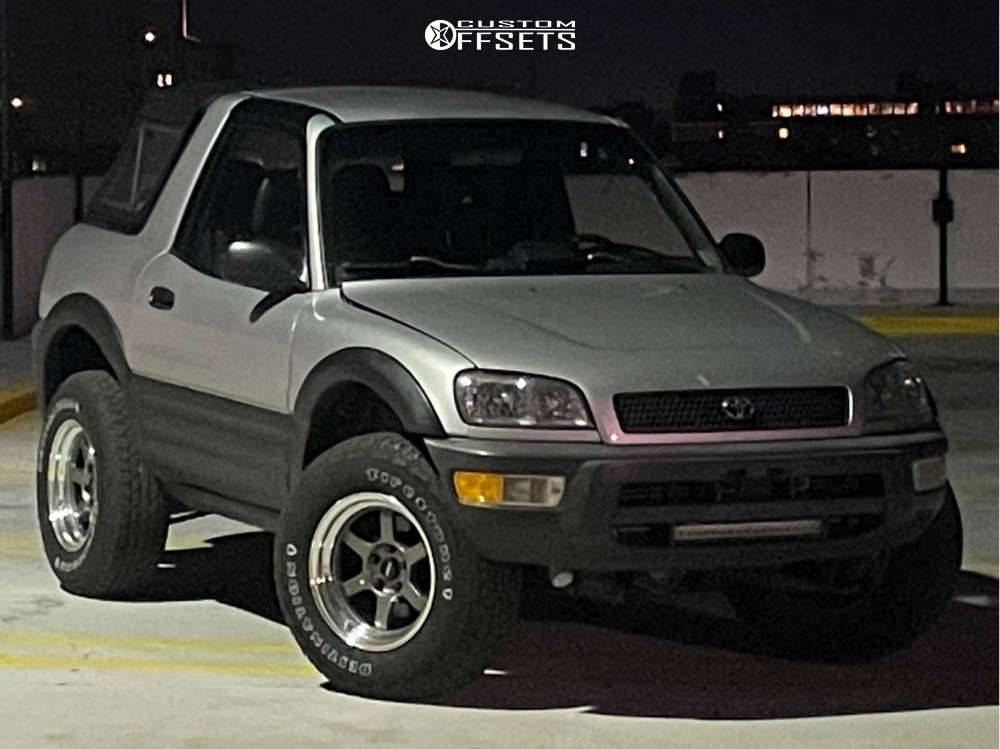1998 Toyota RAV4 with 16x8 0 Volk TE37V and 235/75R16 Firestone ...
