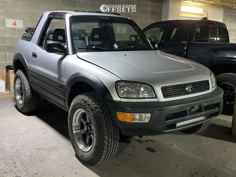 1998 Toyota RAV4 with 16x8 0 Volk TE37V and 235/75R16 Firestone ...