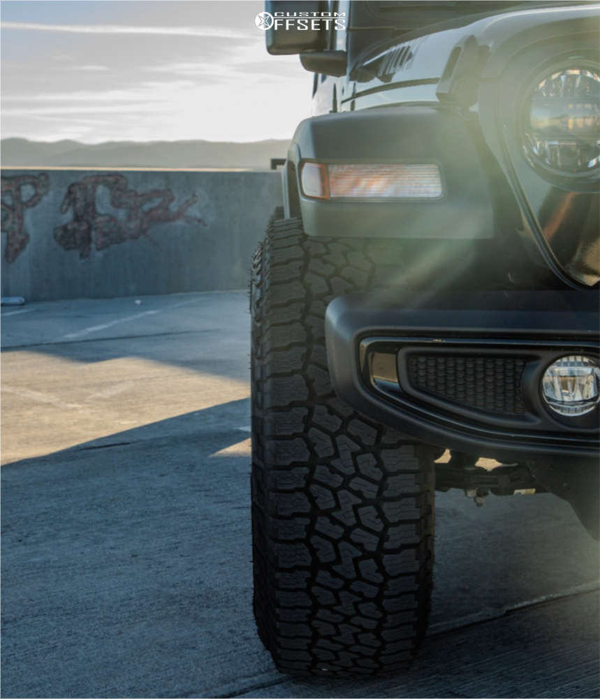 2023 Jeep Wrangler with 17x9 -12 Vision Manx 2 Overland and 285/75R17 ...