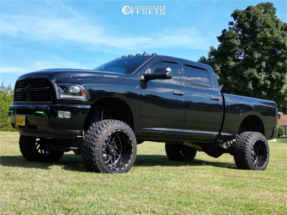 2015 Ram 2500 with 24x14 -76 TIS 544bm and 355/40R24 Nitto Trail ...