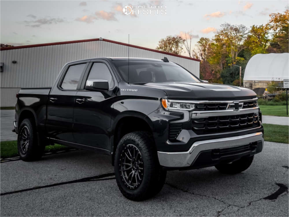 2023 Chevrolet Silverado 1500 with 20x9 1 Fuel Rebel 6 and 285/60R20 ...