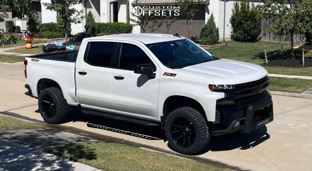 2021 Chevrolet Silverado 1500 with 20x10 -19 Fuel Contra and 33/11.5R20 ...