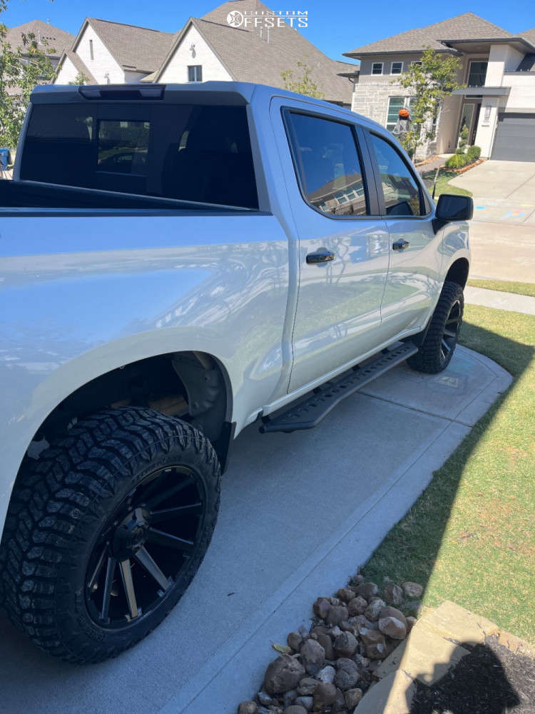2021 Chevrolet Silverado 1500 with 20x10 -19 Fuel Contra and 33/11.5R20 ...