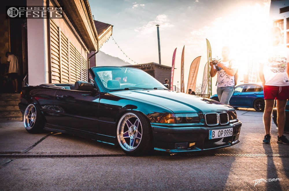 1994 BMW 325i with 17x10 -25 FYK and 215/40R17 Goodride Other and ...