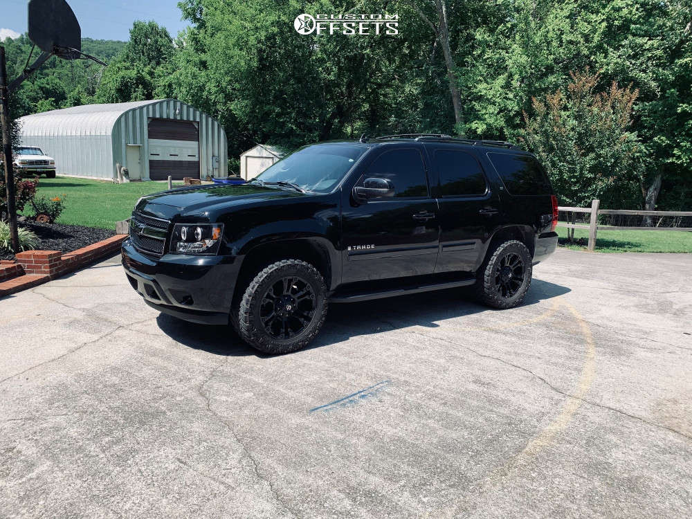 2007 Chevrolet Tahoe with 20x9 1 Fuel Vapor and 305/55R20 Nitto Trail ...