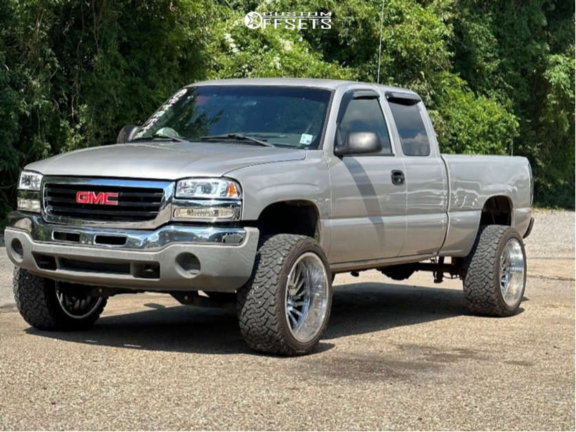 2004 GMC Sierra 1500 with 22x12 -51 ARKON OFF-ROAD Caesar and 33/12 ...