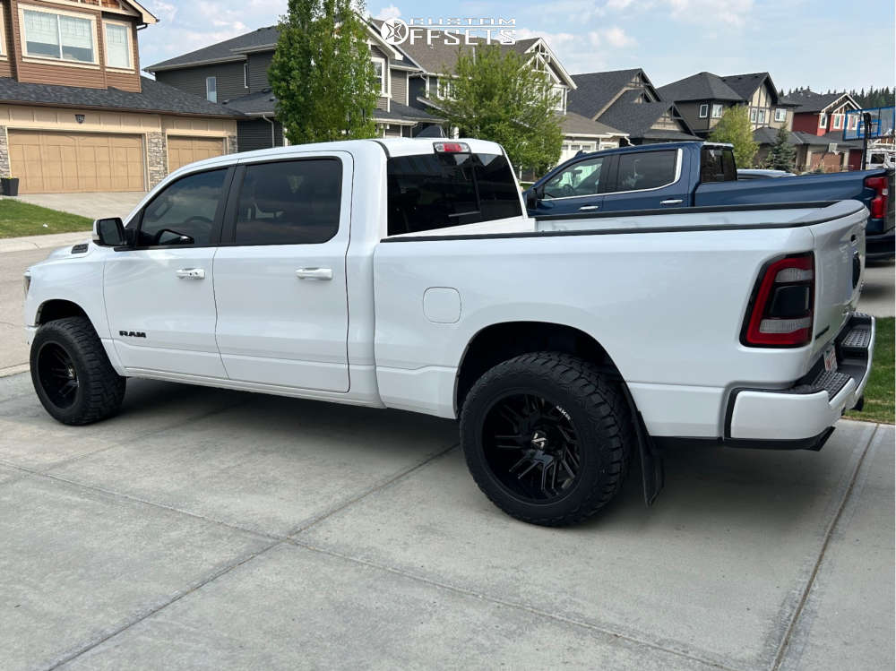 2019 Ram 1500 with 20x12 -51 ARKON OFF-ROAD Davinci and 33/12.5R20 ...