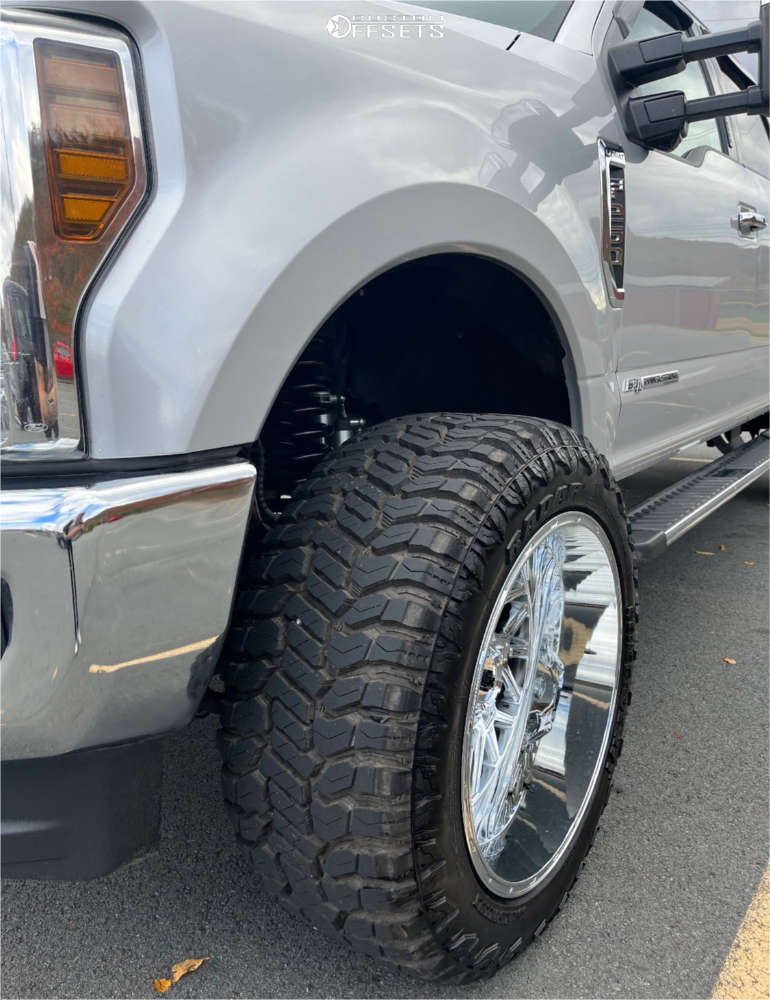2019 Ford F-250 Super Duty with 22x12 -51 Vision Brawl and 35/12.5R22 ...