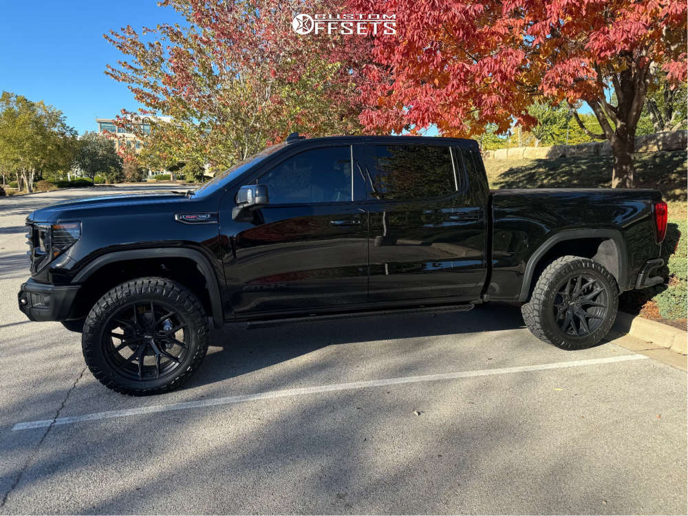2023 GMC Sierra 1500 with 22x10 -18 Vossen Hf6-4 and 295/55R22 Nitto ...