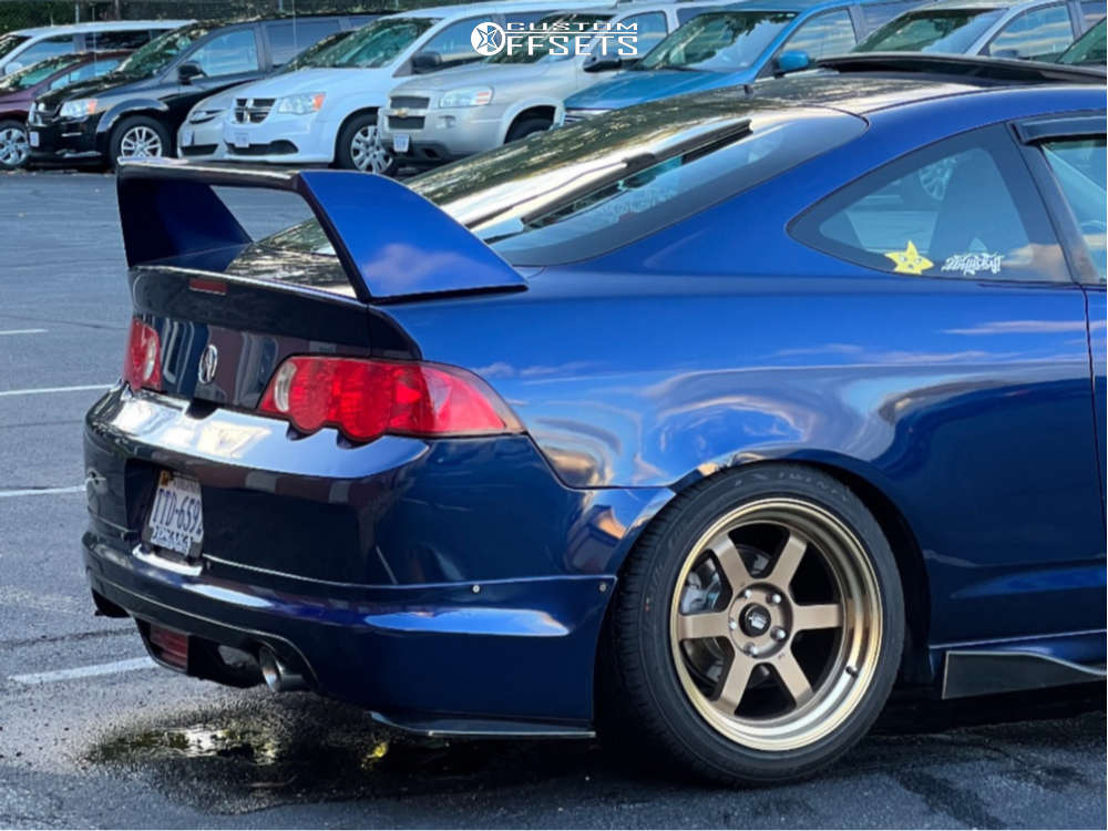 2004 Acura RSX with 17x9 20 MST Time Attack and 225/45R17 Lexani Lx ...