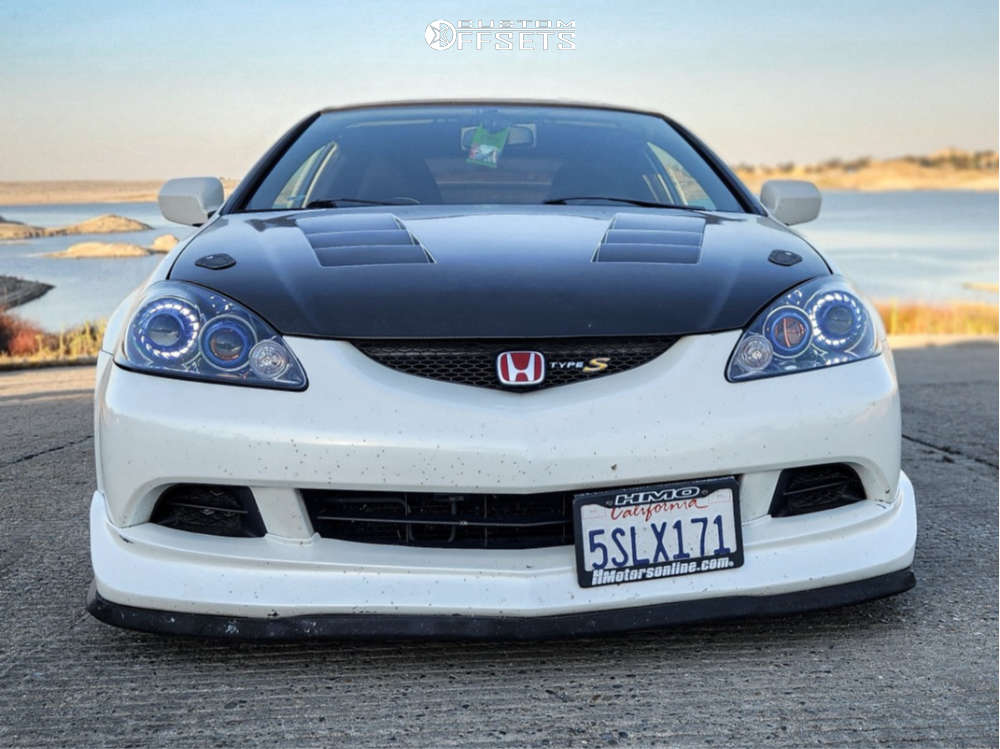 2006 Acura RSX with 17x8 35 Konig Hypergram and 245/40R17 Continental ...