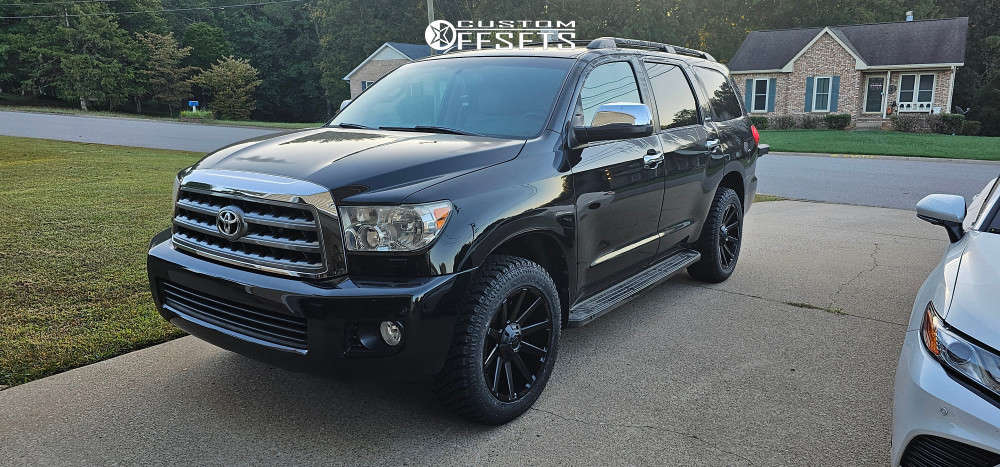 2014 Toyota Sequoia with 20x9 20 Fuel Contra and 275/55R20 Atturo Trail ...