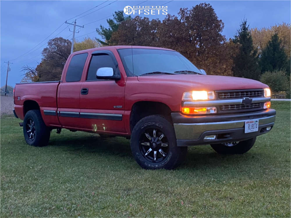 1999 Chevrolet Silverado 1500 with 17x9 -19 Vision Manic and 265/70R17 ...