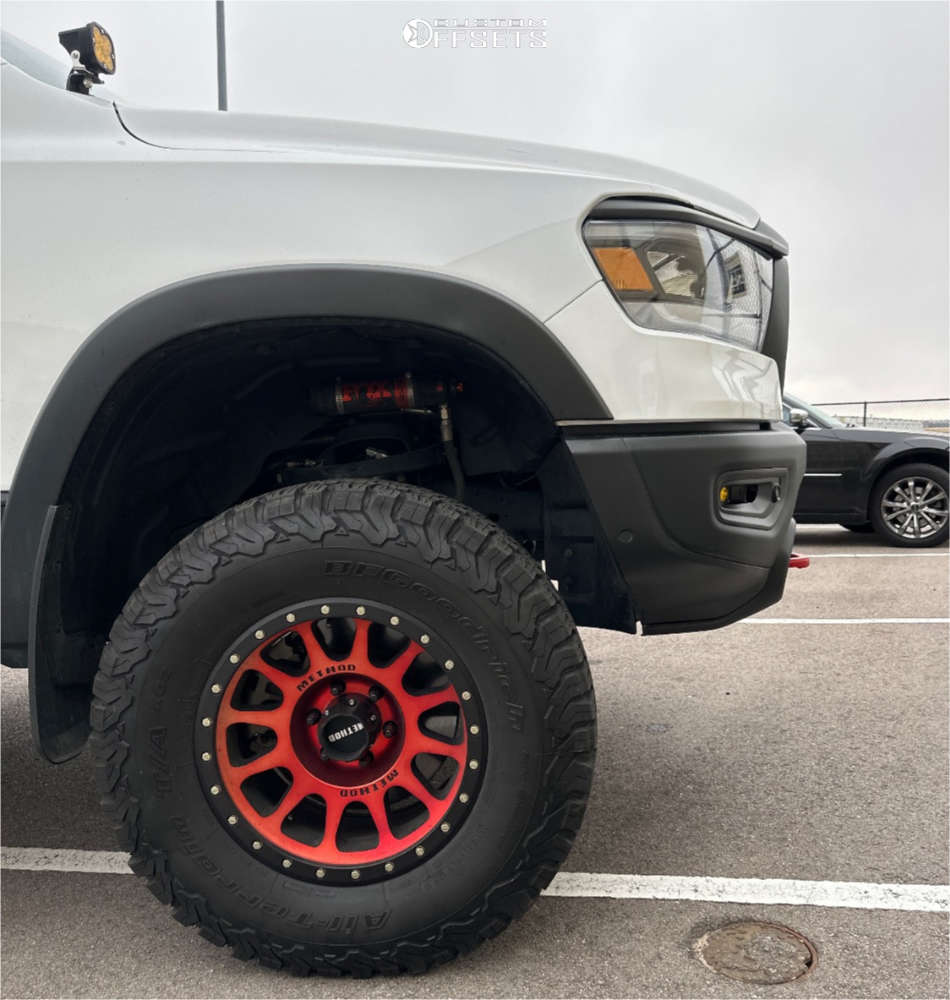 2021 Ram 1500 with 18x9 -12 Method Mr305 and 35/12.5R18 BFGoodrich All ...