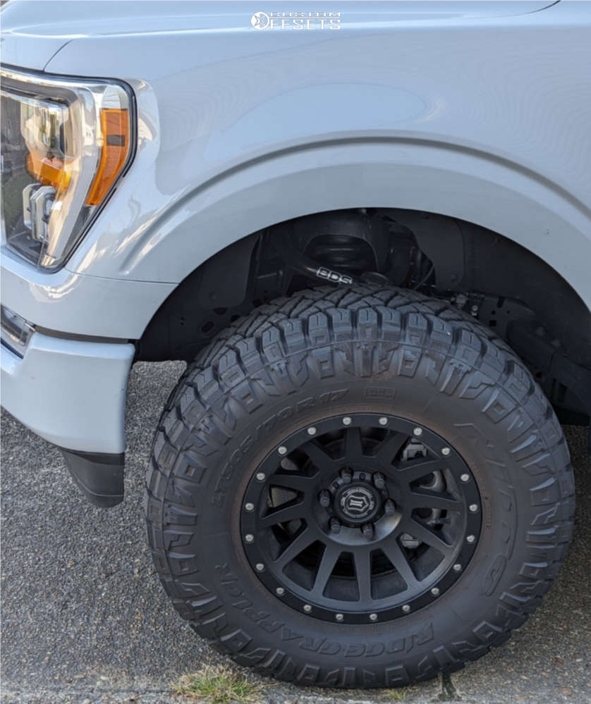 2022 Ford F-150 with 17x8.5 6 Icon Alloys Compression and 305/70R17 ...