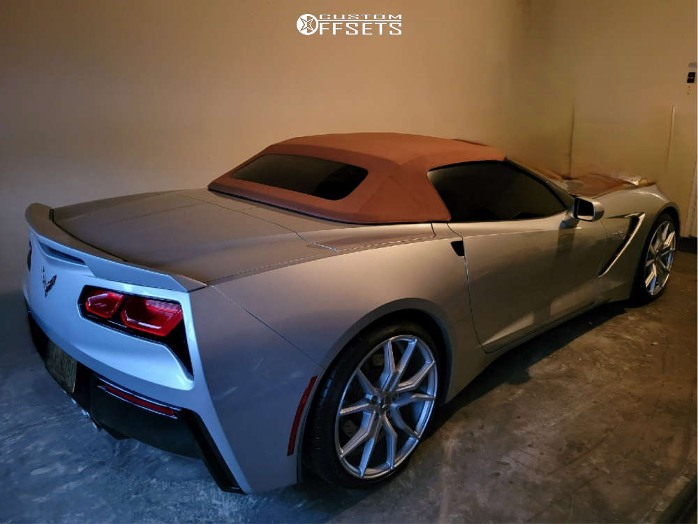 2014 Chevrolet Corvette with 19x9.5 56 XO Verona and 245/35R19 Michelin ...