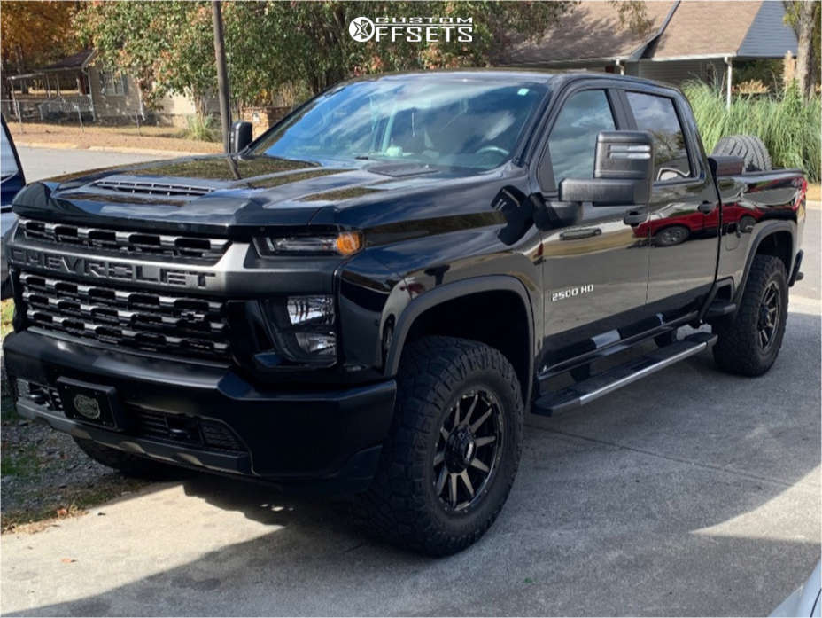 2020 Chevrolet Silverado 2500 HD with 20x9 1 Grid Gd05 and 37/12.5R20 ...