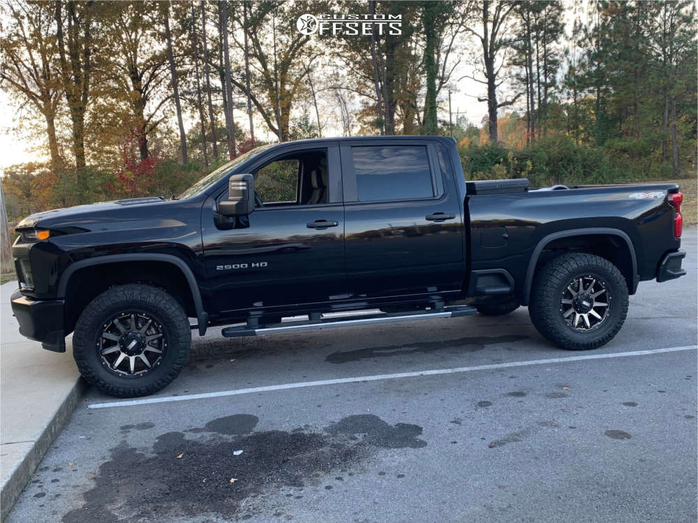 2020 Chevrolet Silverado 2500 HD with 20x9 1 Grid Gd05 and 37/12.5R20 ...