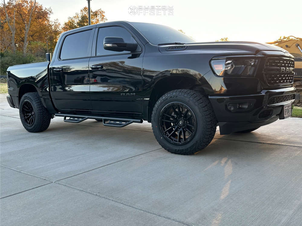 2023 Ram 1500 with 20x10 -18 Fuel Rebel 6 and 275/60R20 Falken Wildpeak ...