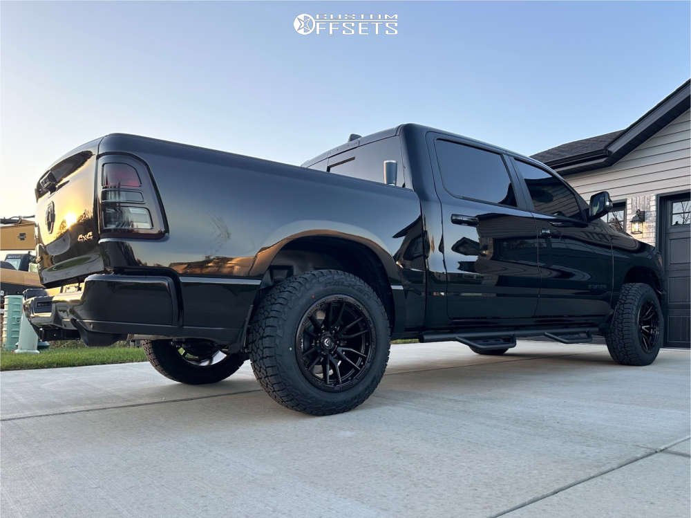 2023 Ram 1500 with 20x10 -18 Fuel Rebel 6 and 275/60R20 Falken Wildpeak ...