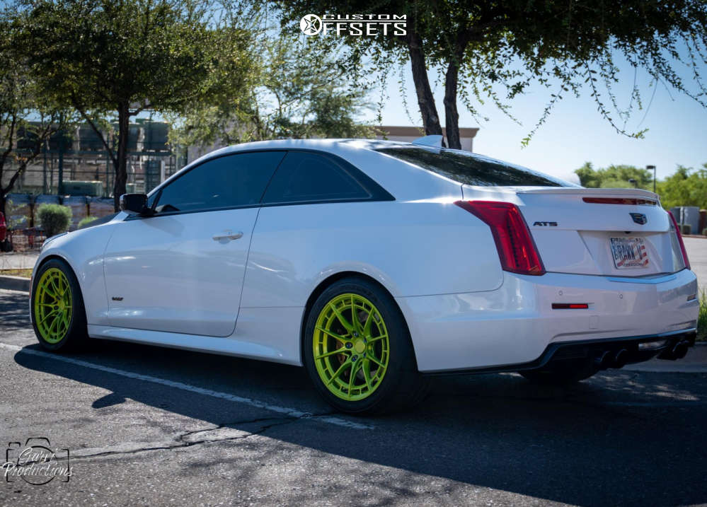 2017 Cadillac ATS with 18x9.5 24 VR Forged D03-r and 275/35R18 ...