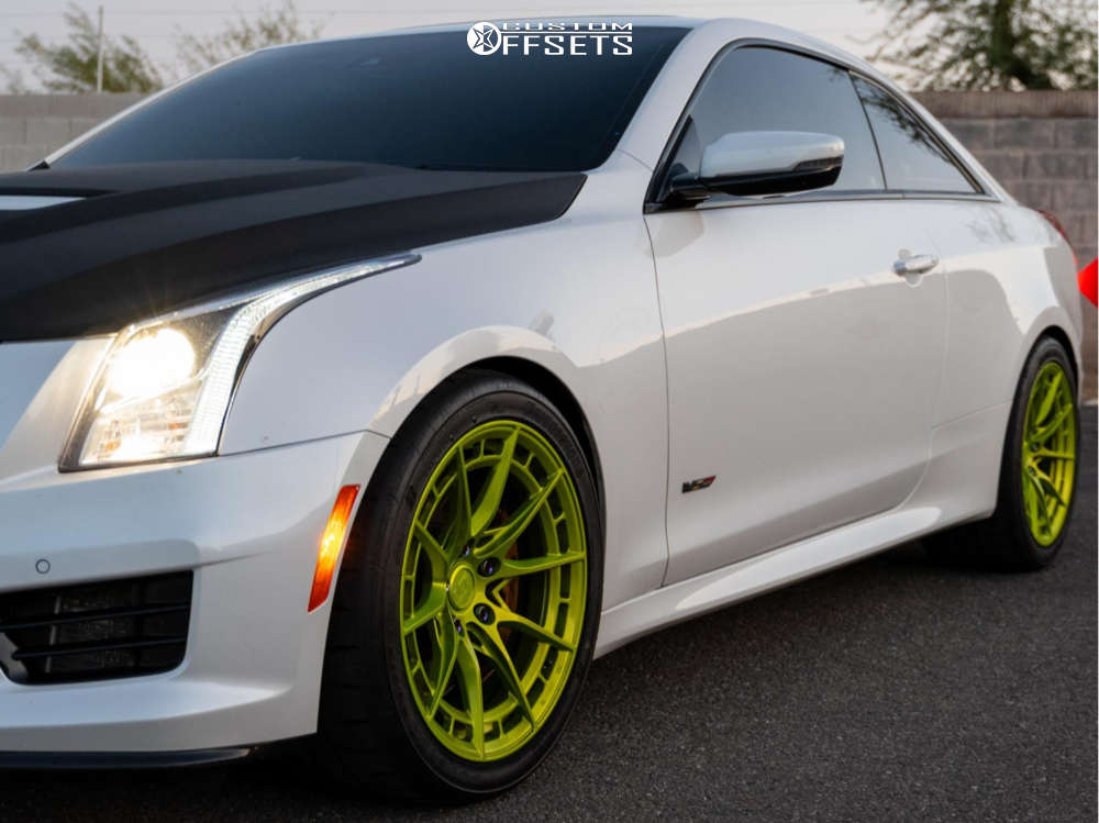2017 Cadillac ATS with 18x9.5 24 VR Forged D03-r and 275/35R18 ...